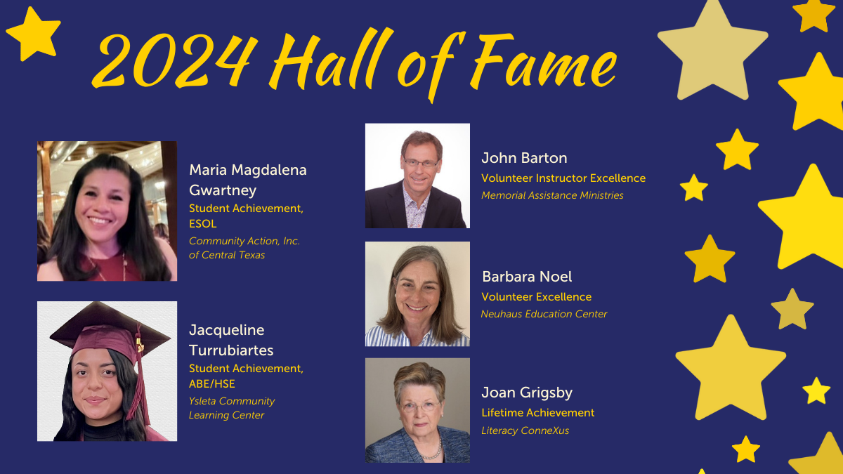 2024 Student Hall of Fame - Literacy Texas