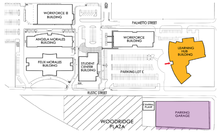 Map and Parking - HCC Southeast - Literacy Texas